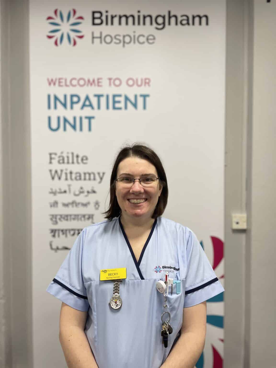 Birmingham Hospice welcomes first Nursing Associate - Birmingham Hospice
