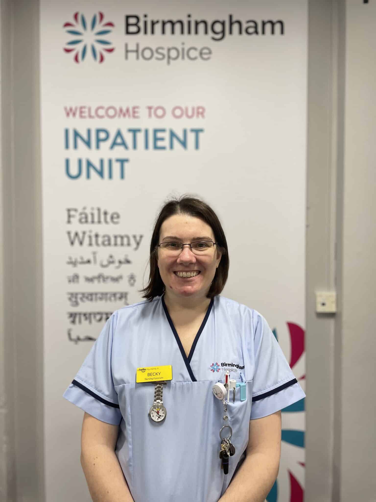 Birmingham Hospice welcomes first Nursing Associate - Birmingham Hospice